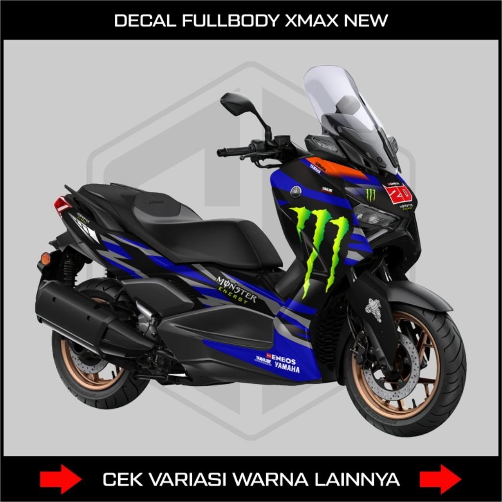 Yamaha Xmax New Fullbody Decal Sticker / Me Graphic Design | Shopee ...