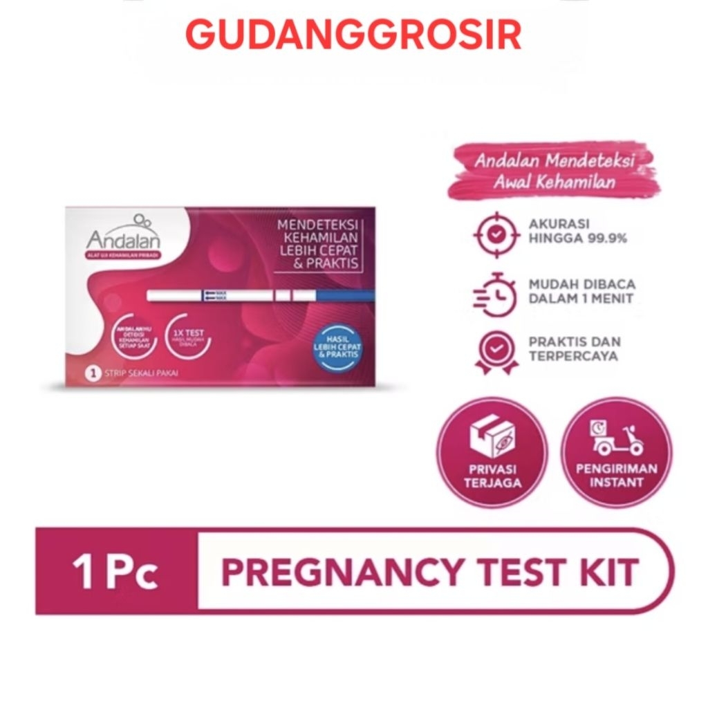 Andalan Pregnancy Test Kit, 1 pc Accurate Pregnancy Test Kit | Shopee ...