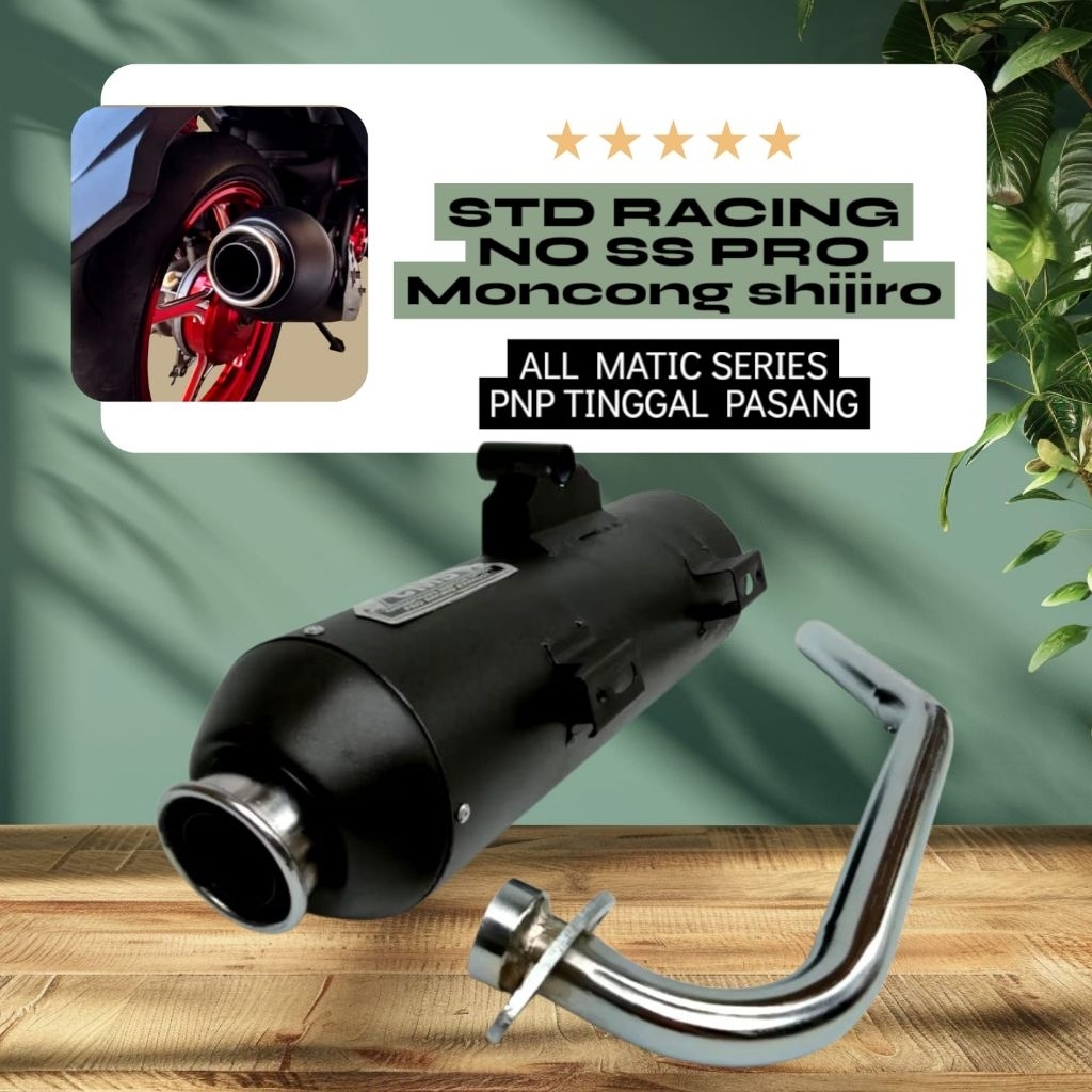 Original standard racing exhaust SHIJIRO MUFFLER SARFULL cool, deep ...