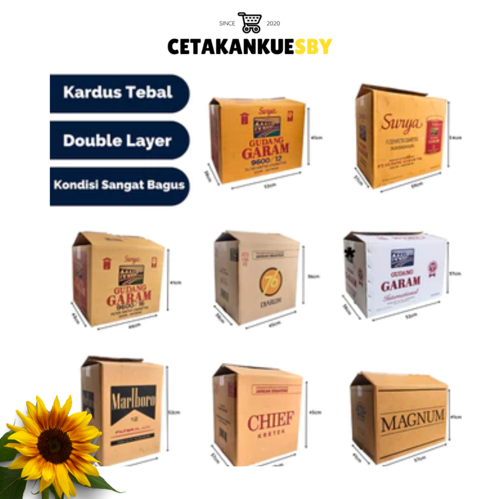 (CKS) Large Jumbo Cardboard Packing Used Moving Packaging Thick Boxes ...