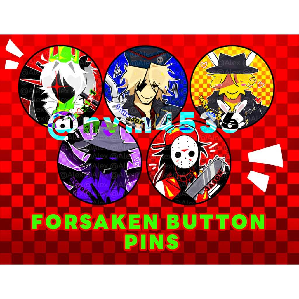 ROBLOX pin bross/Button pin - FORSAKEN | Shopee Malaysia
