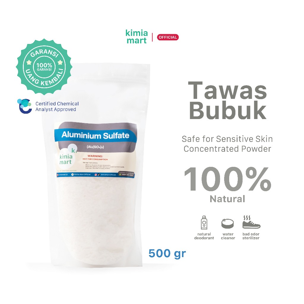 Aluminum Sulfate - Alum Powder Eliminates Foot Odor, Underarms, and ...