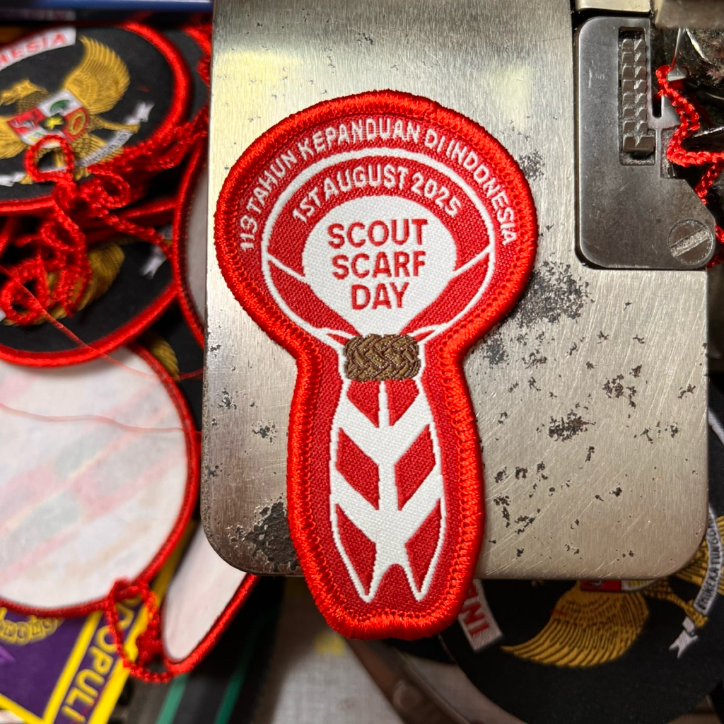 New Patch Scout Scarf DAY 2025 Woven Merrow 9x4.5 | Shopee Malaysia