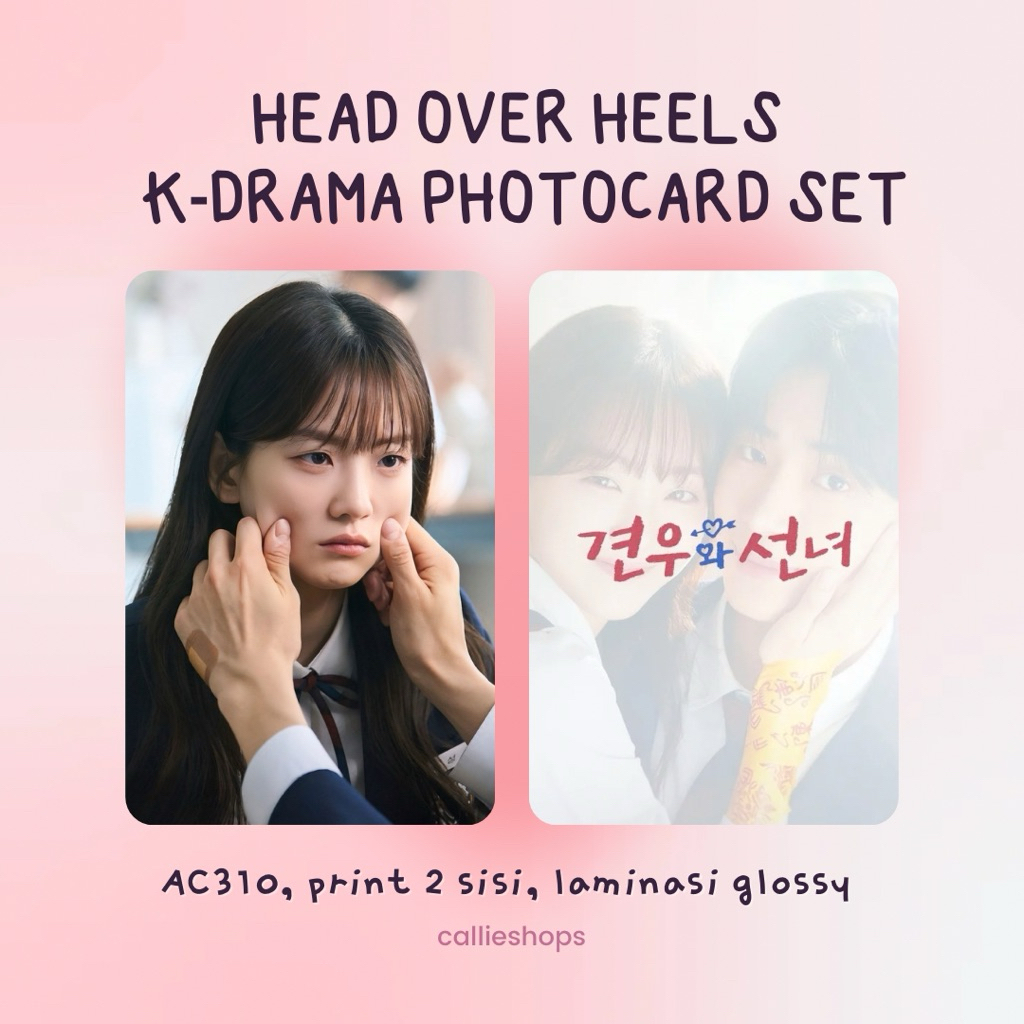 [SET] Photocard Head Over Heels K-Drama Cho Yi Hyun x Choo Young Woo | Shopee Malaysia