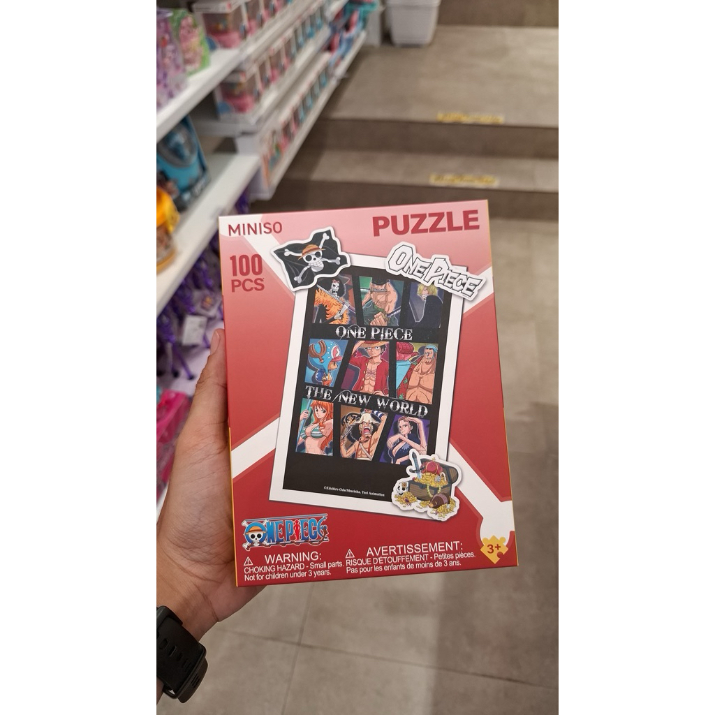 Miniso x One Piece - Puzzle contains 100 pcs | Shopee Malaysia