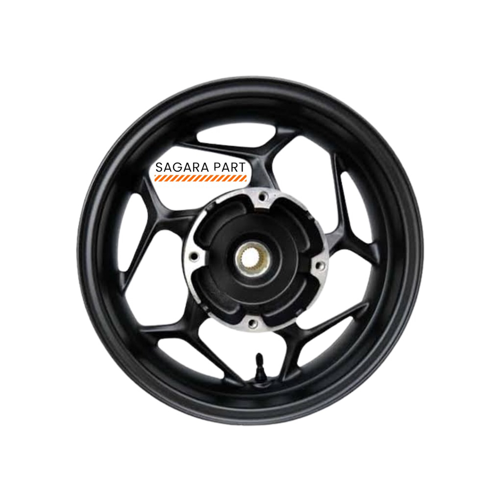 Original CW Honda PCX 160 Matte Black Rear Rim | Shopee Malaysia