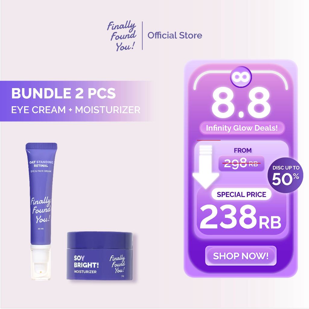 Finally FOUNDATION You! FFY BUNDLE 2PCS: Soy Bright! Moisturizer 30gr ...