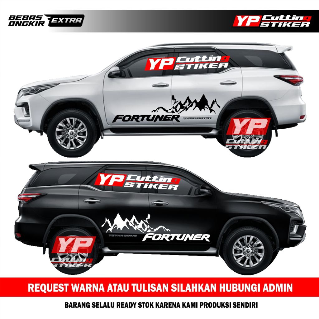 Fortuner mountain car sticker, Toyota Fortuner car sticker list, latest ...