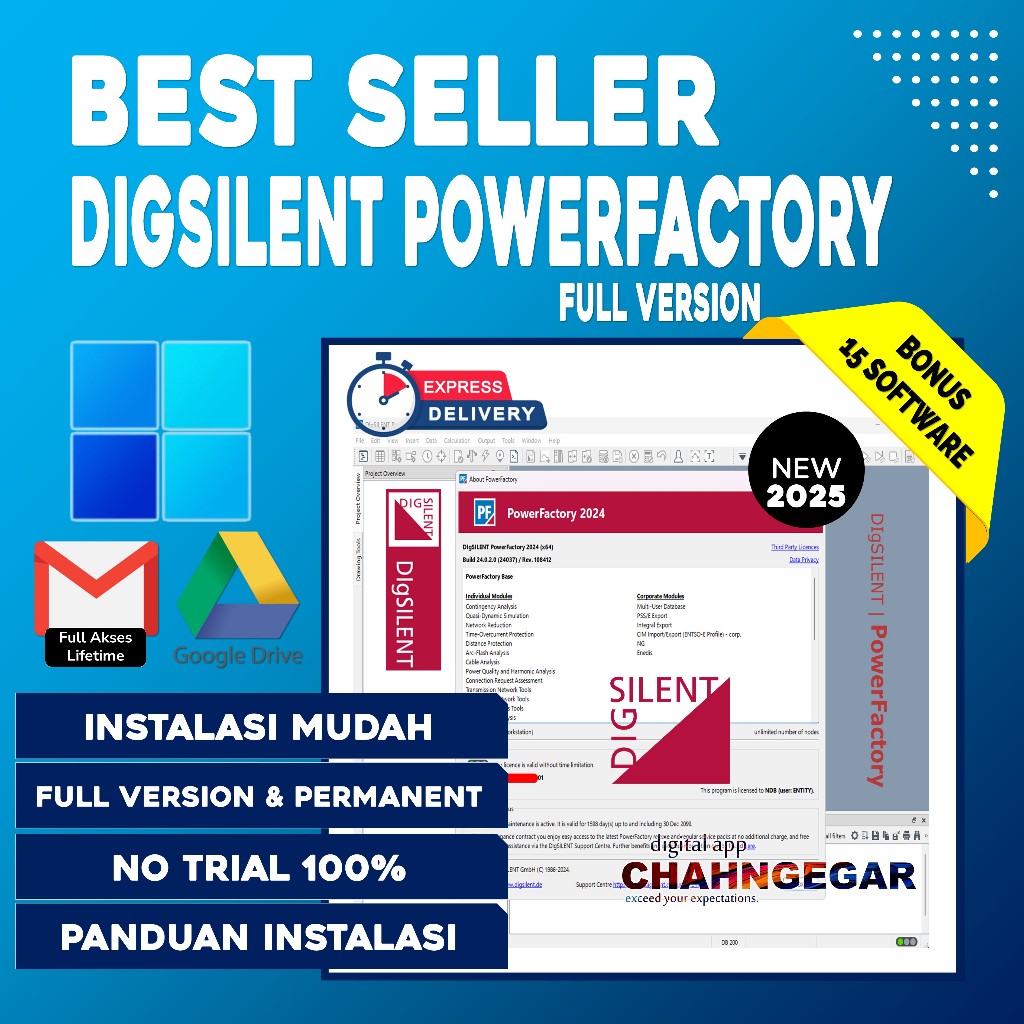 DIgSILENT Power Factory 2024 .0.2.0 x64 Full Software Modeling, Simulation, and Analysis ...