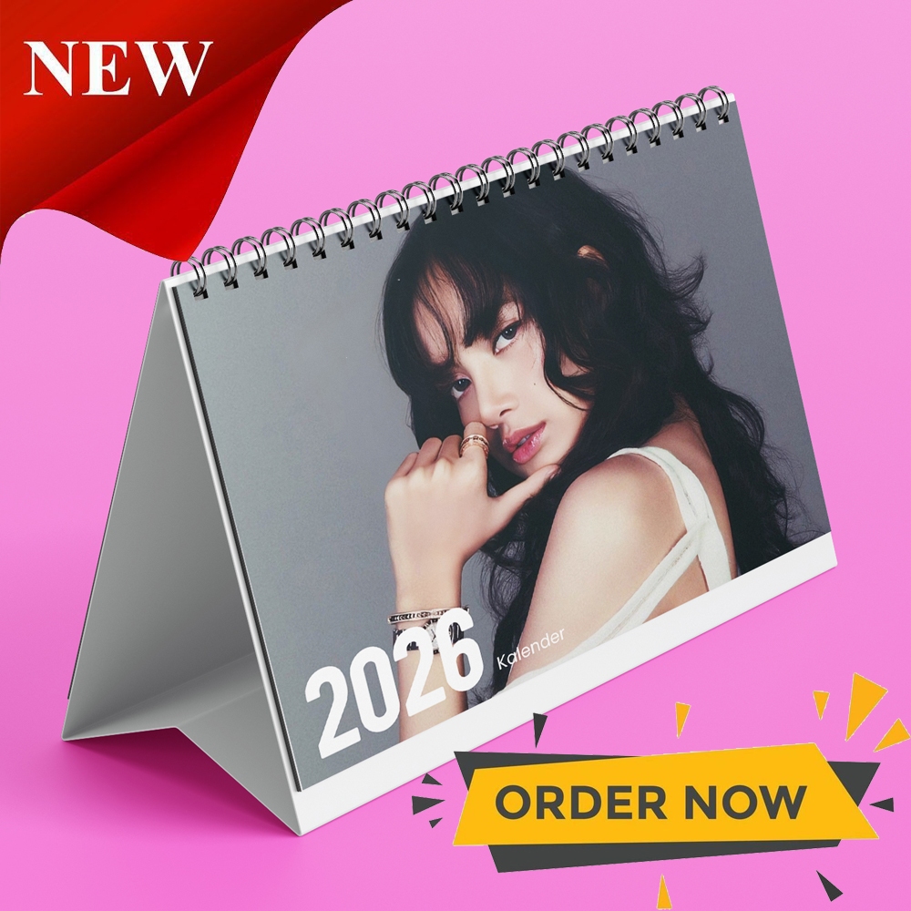 A&M Lisa BLACKPINK Calendar Desk Calendar 2026 Calendar K-POP Calendar ...