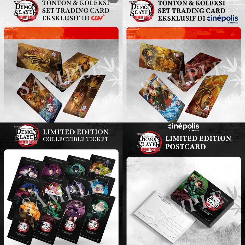 Demon Slayer Kimetsu No Yaiba Infinity Castle Mini Poster A5 Trading ...