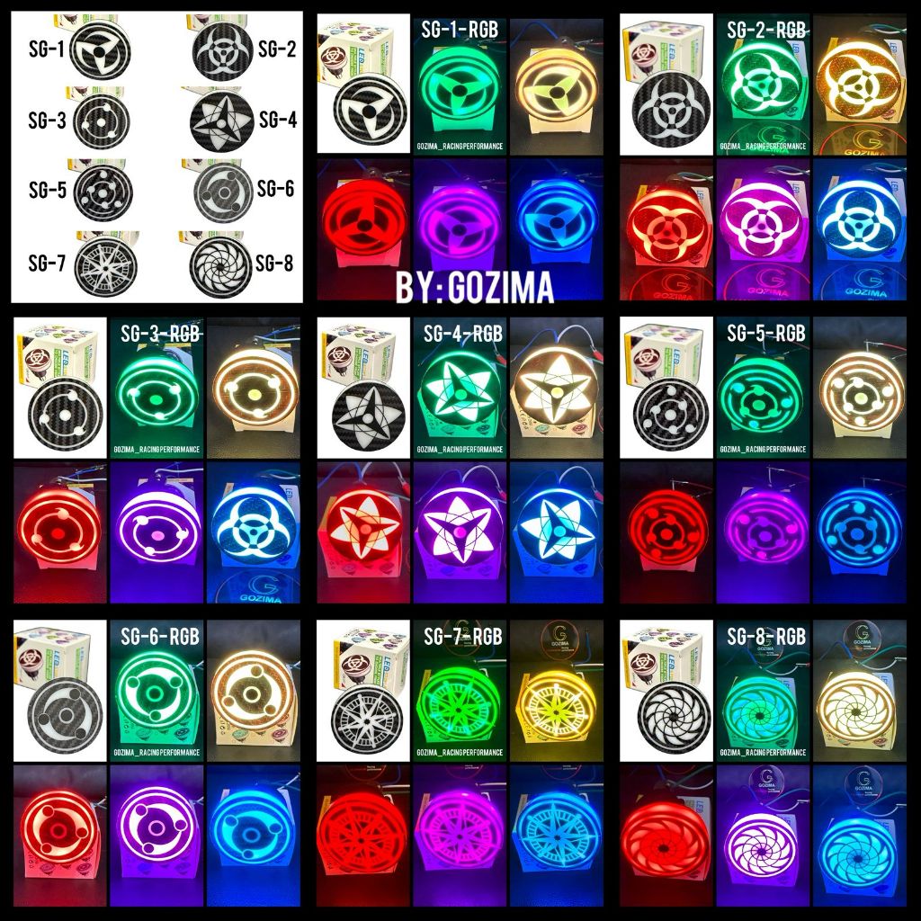 BHOLAM stop sharingan V2 RGB AC DC BHOLAM LAMPU STOPLAMP AC DC Versi ...