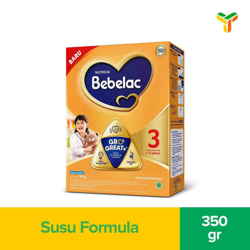 Bebelac 3 / Bebelac 1 Plus Vanilla 350 Gram Box | Shopee Malaysia