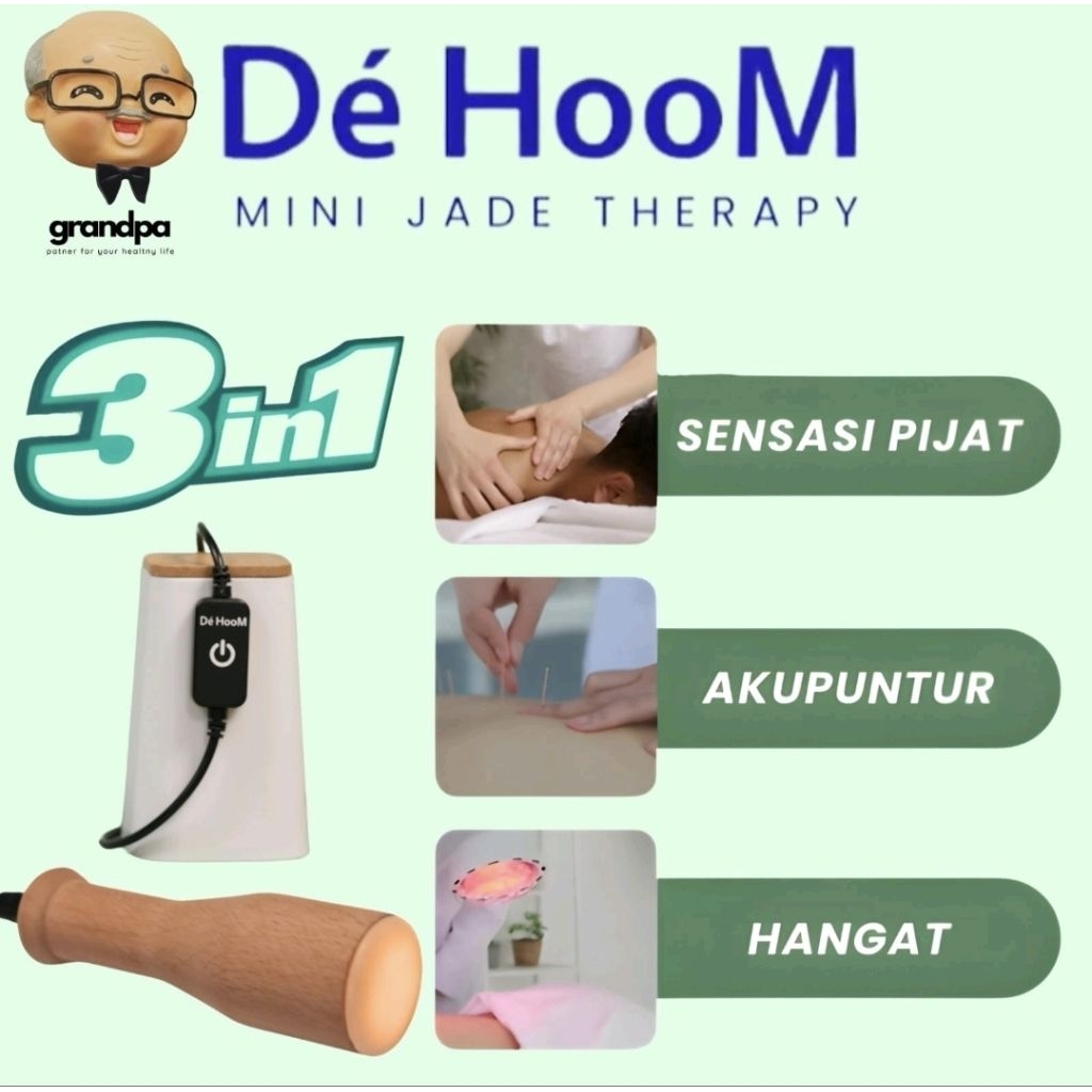 GRANDPA Original De Hoom Mini Jade Therapy handheld Jade Therapy tool ...
