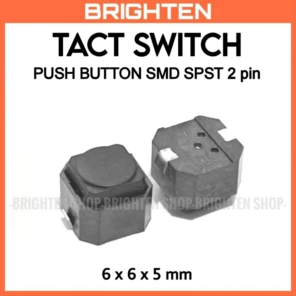 Tact Switch Push On SPST 2 pin SMD Tactical Button Silent Momentary ...