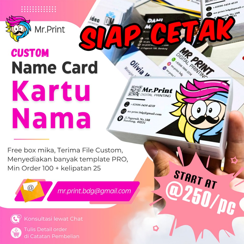 Business Cards (Ready to Print) Company Address Cards Logo Card Name ...