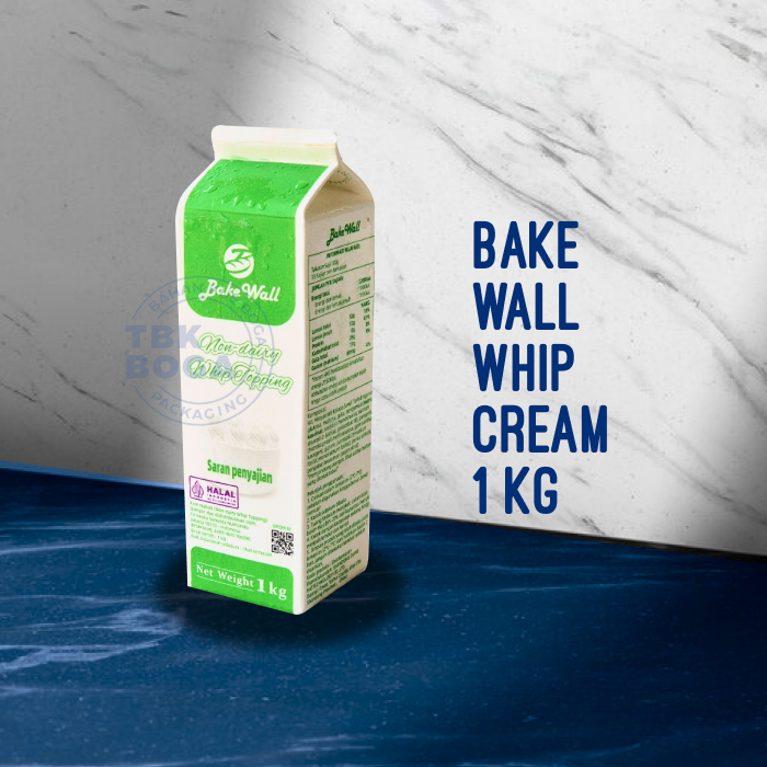 Bake Wall Whip Cream (1 kg) Whipping Topping Vegetable Liquid Cream Non ...