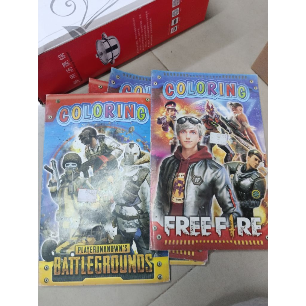 5434 - free fire coloring book l free fire color book | Shopee Malaysia