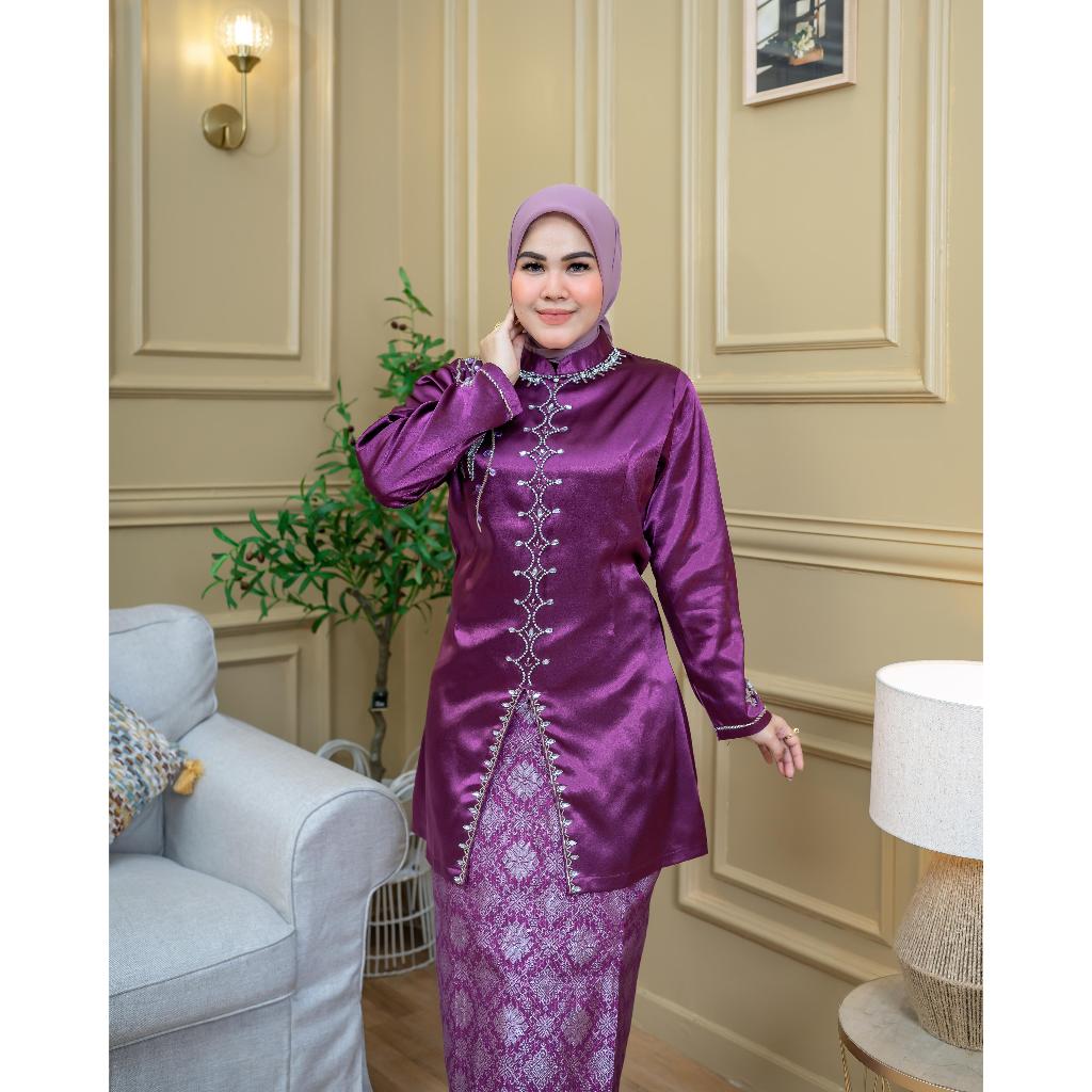 AZEELA MIX SONGKET KURUNG SET || MANUAL SEQUIN KURUNG || MODERN PARTY ...