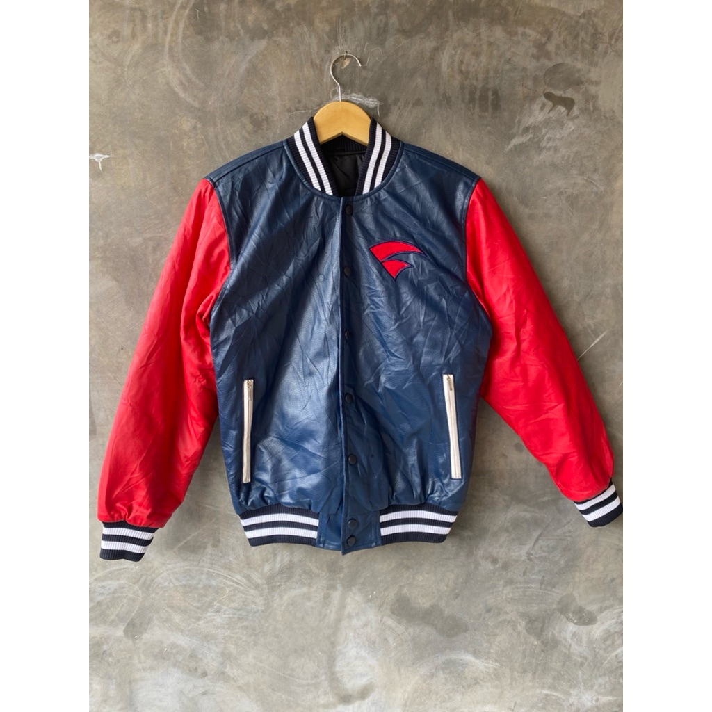 MERAH VARSITY JACKET VITRO NAVY | Shopee Malaysia