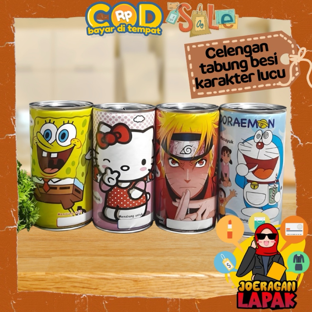 ️JOERAGANLAPAK ️CELANGAN TUBE CHARACTER SIZE L JUMBO LARGE DORAEMON ...