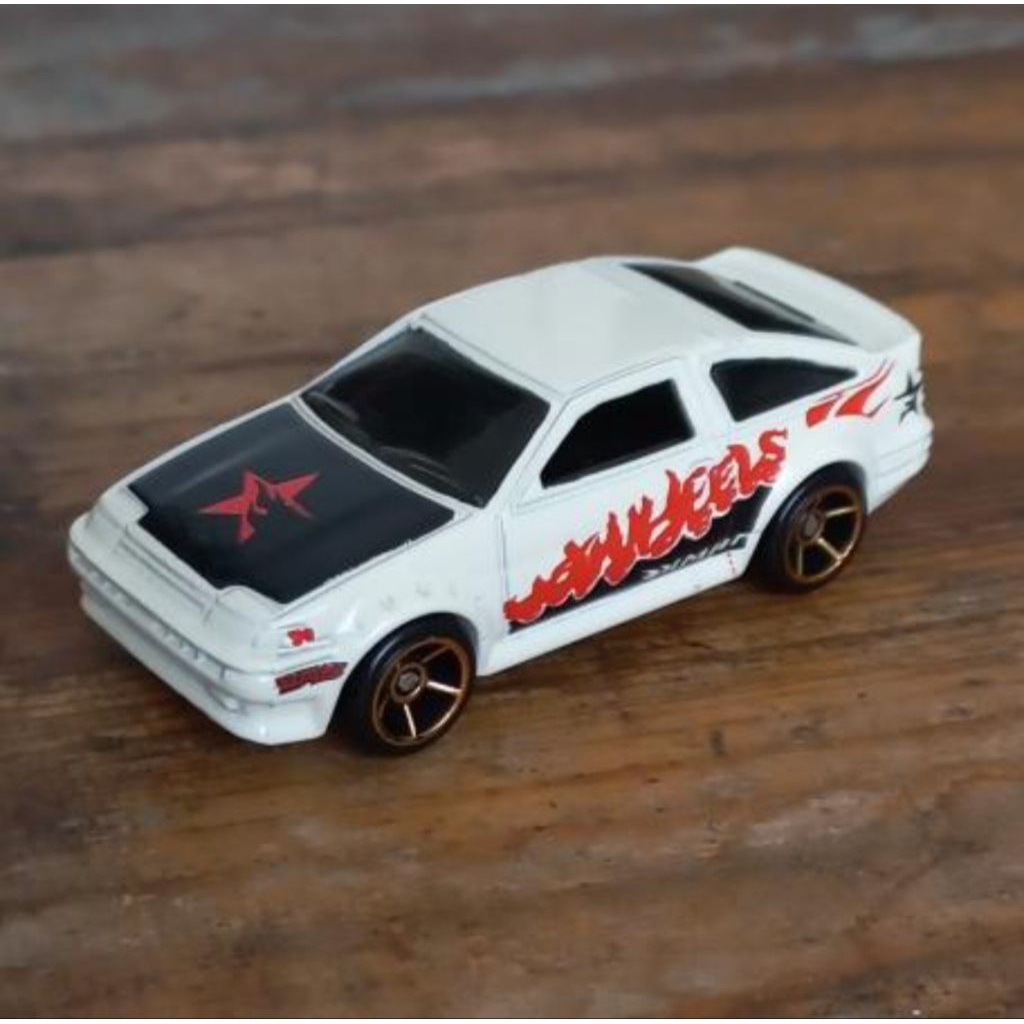 Hot wheels toyota ae86 ae-86 corolla white 2006 first editions loose ...