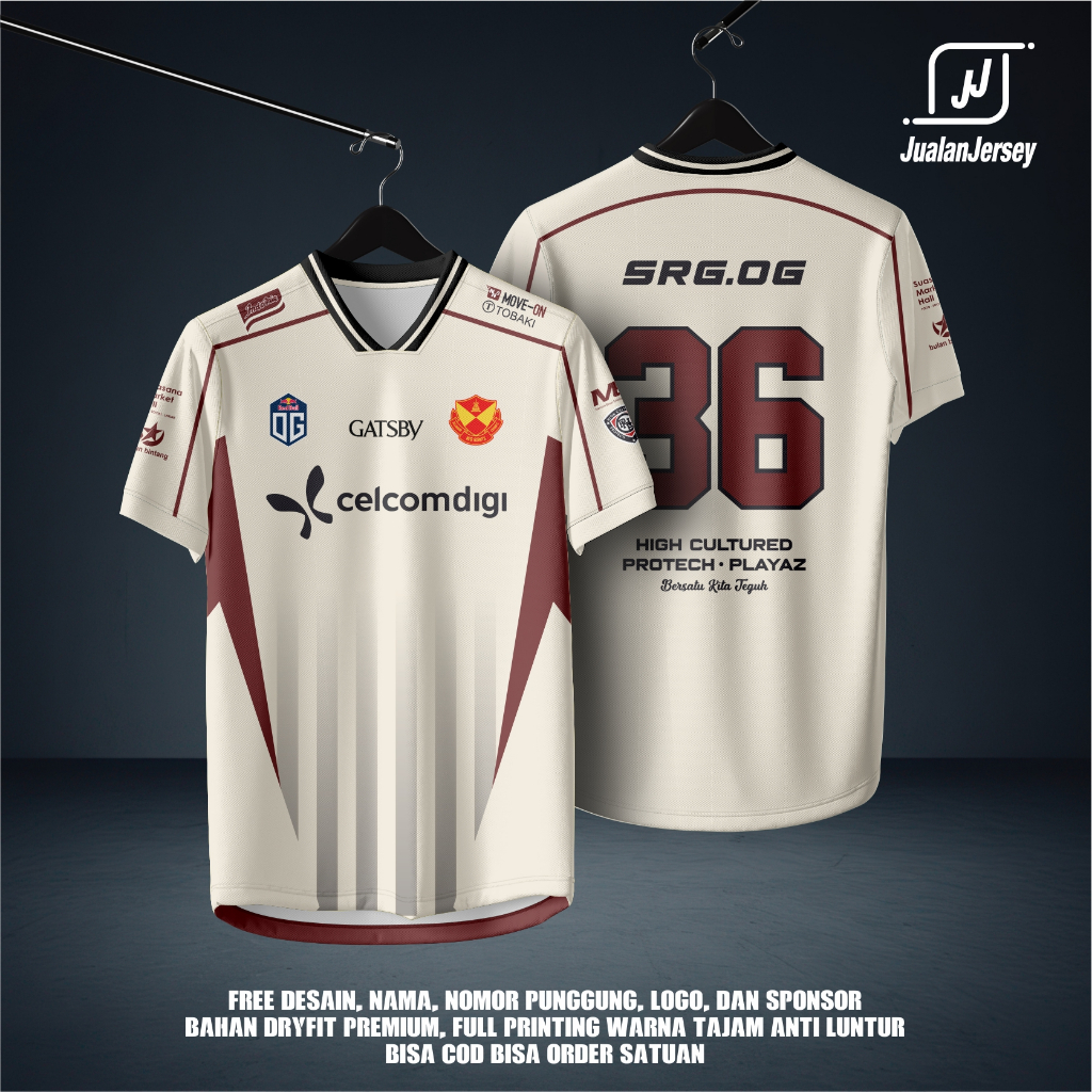 NEWEST SRG OG MSC JERSEY FREE CUSTOM NICKNAME | Shopee Malaysia