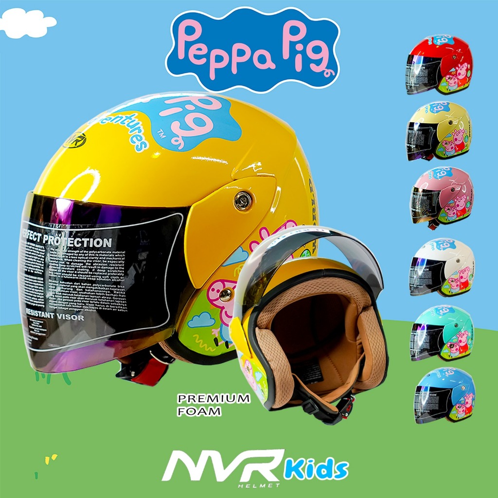 Master Helmet - NVR Kids Helmet Motif - SNI Premium Children's Helmet ...