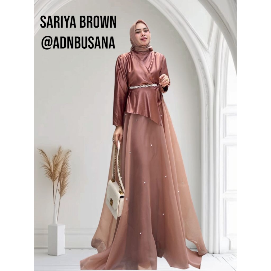 SARIYA Luxurious Gamis graduation dress for walimatul invitation ...
