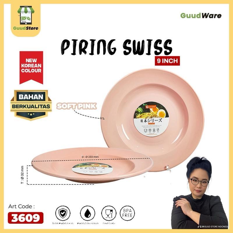 6-12 Pcs Swiss dinner plates made of 5 food grade pp plastic, heat ...