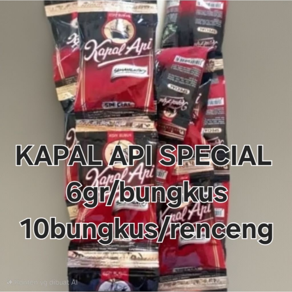 Kapal api special mini Coffee 6g, 10 packs (1 pack) | Shopee Malaysia