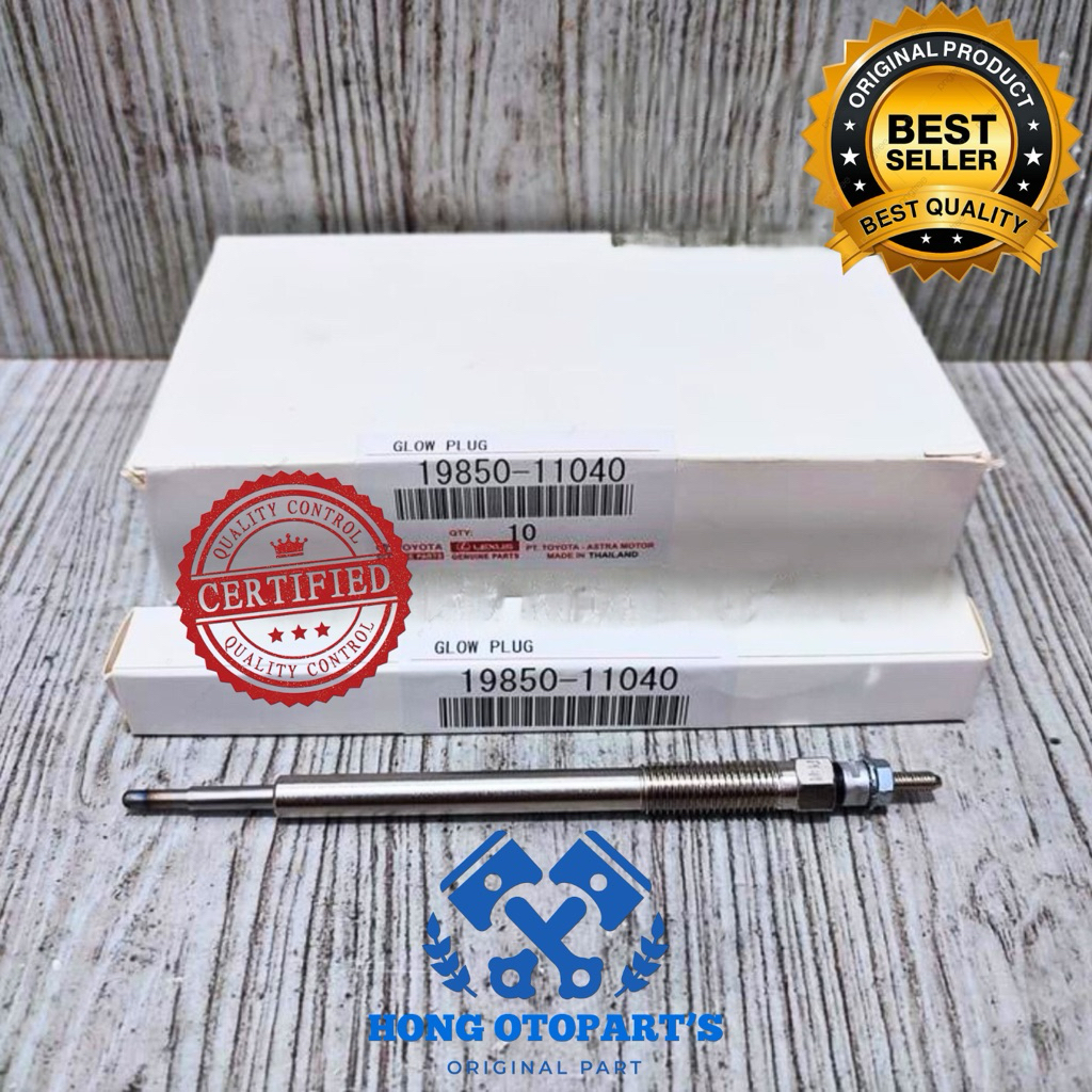 GLOW PLUG HEATER SPARK PLUG TOYOTA HILUX REVO 2GD INNOVA REBORN 19850 ...