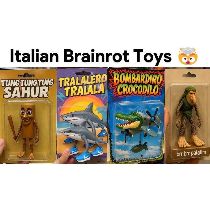 Action Figure Figurine Anomaly Italian Brainrot Tung tung sahur ...