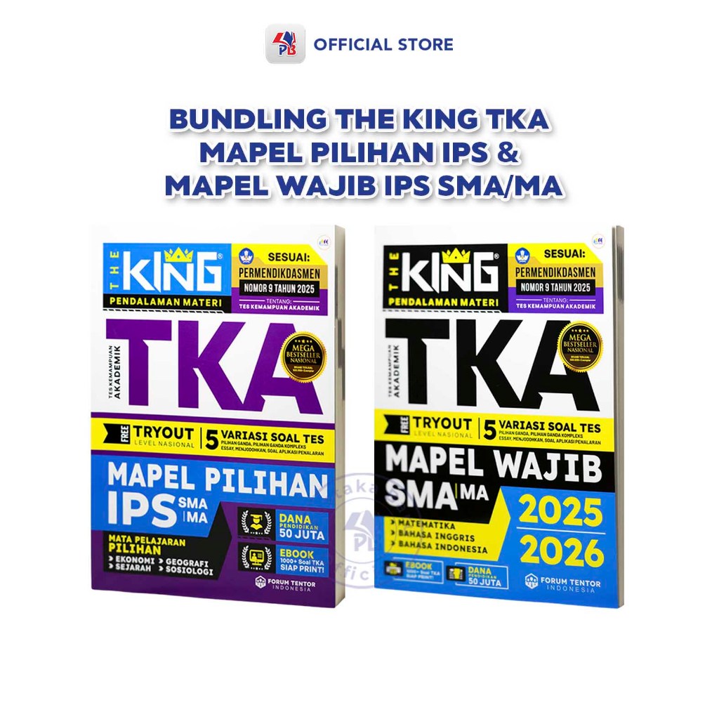 TKA 2025/2026 SMA Book: Bundling TKA IPS SMA MA 2025 2026 / The King ...