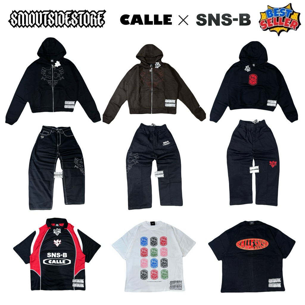 (100% ORIGINAL) CALLE X SNSB | Zip Hoodie Black CALLE X SNSB | Zip ...