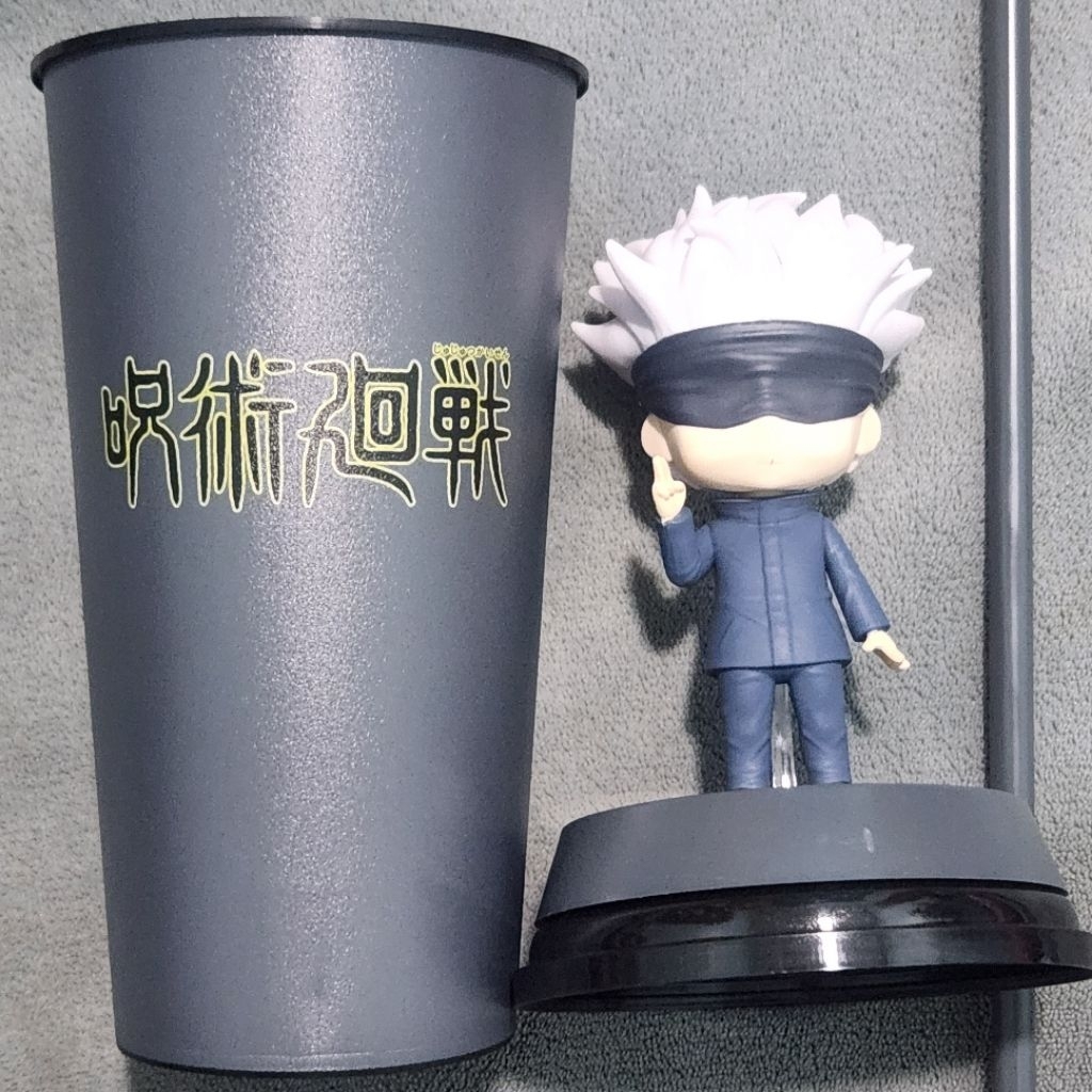 [Gojo Satoru ver] Tumbler Cup + Character Topper - Jujutsu Kaisen The ...