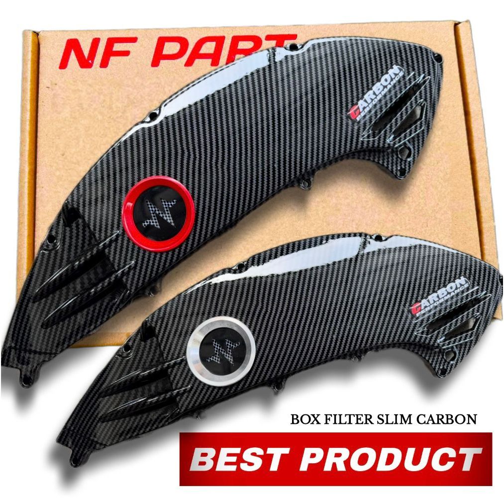SLIM NMAX CARBON air funnel Close air filter box cover/ AEROX NEW, NMAX ...