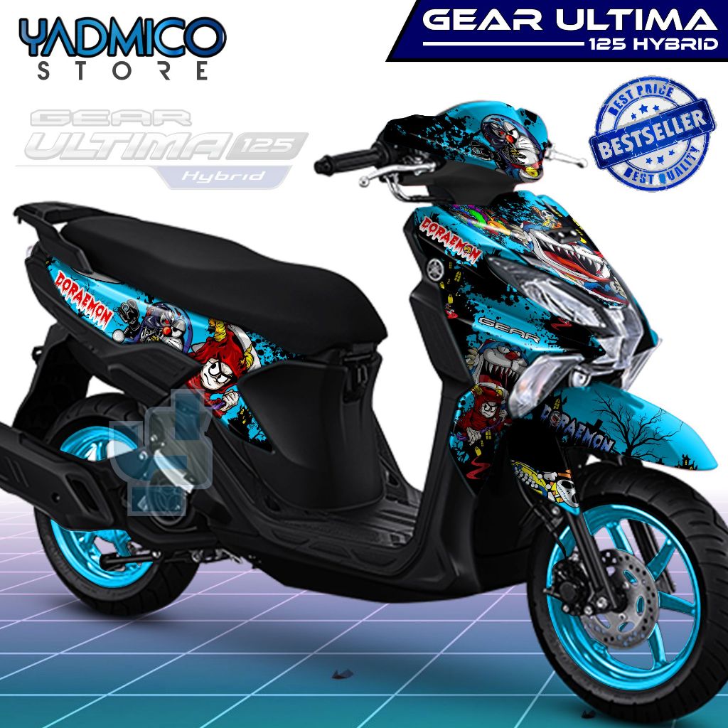 Mio Gear 2025 Full Body Decal / Yamaha Gear Ultima 125 Hybrid Fullbody ...