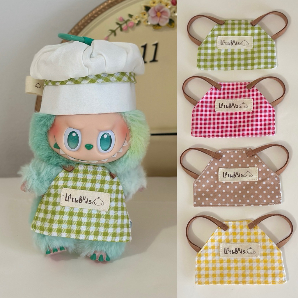 LITTLE BUDS - Cook Apron for Labubu / Teddy Lulu / Upset Duck / Liilas ...