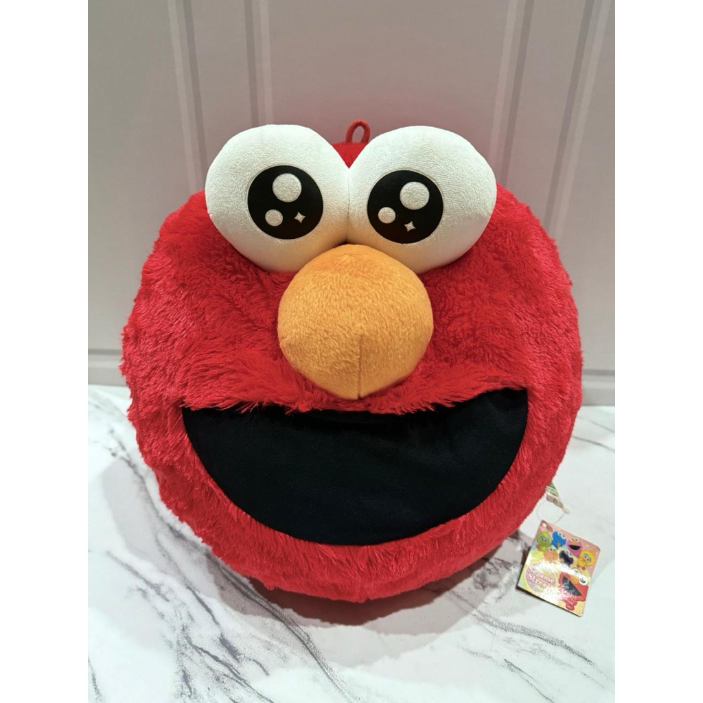 Plushie Doll Fluffy Elmo Sesame Street Furyu Pillow | Shopee Malaysia