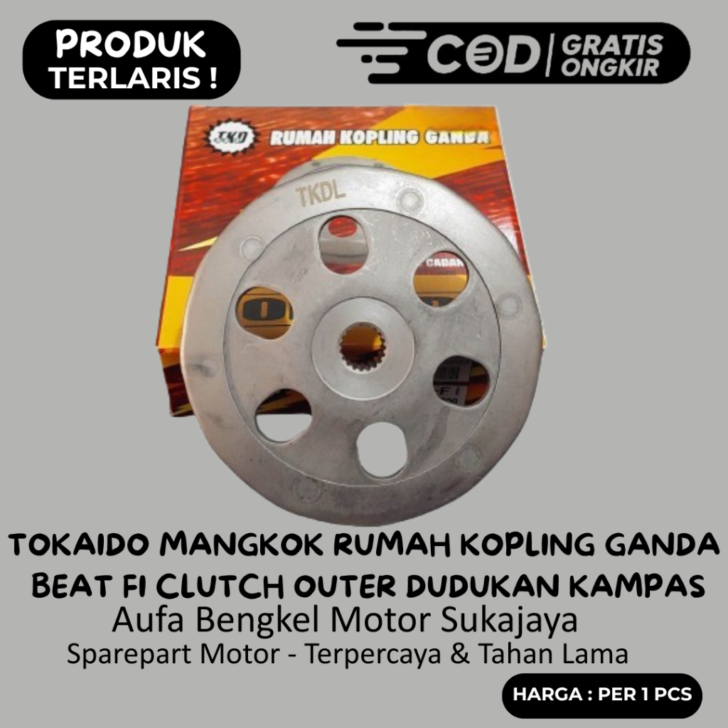 Tokaido Double Clutch Housing Honda Beat FI CVT Holder Clutch Outer ...