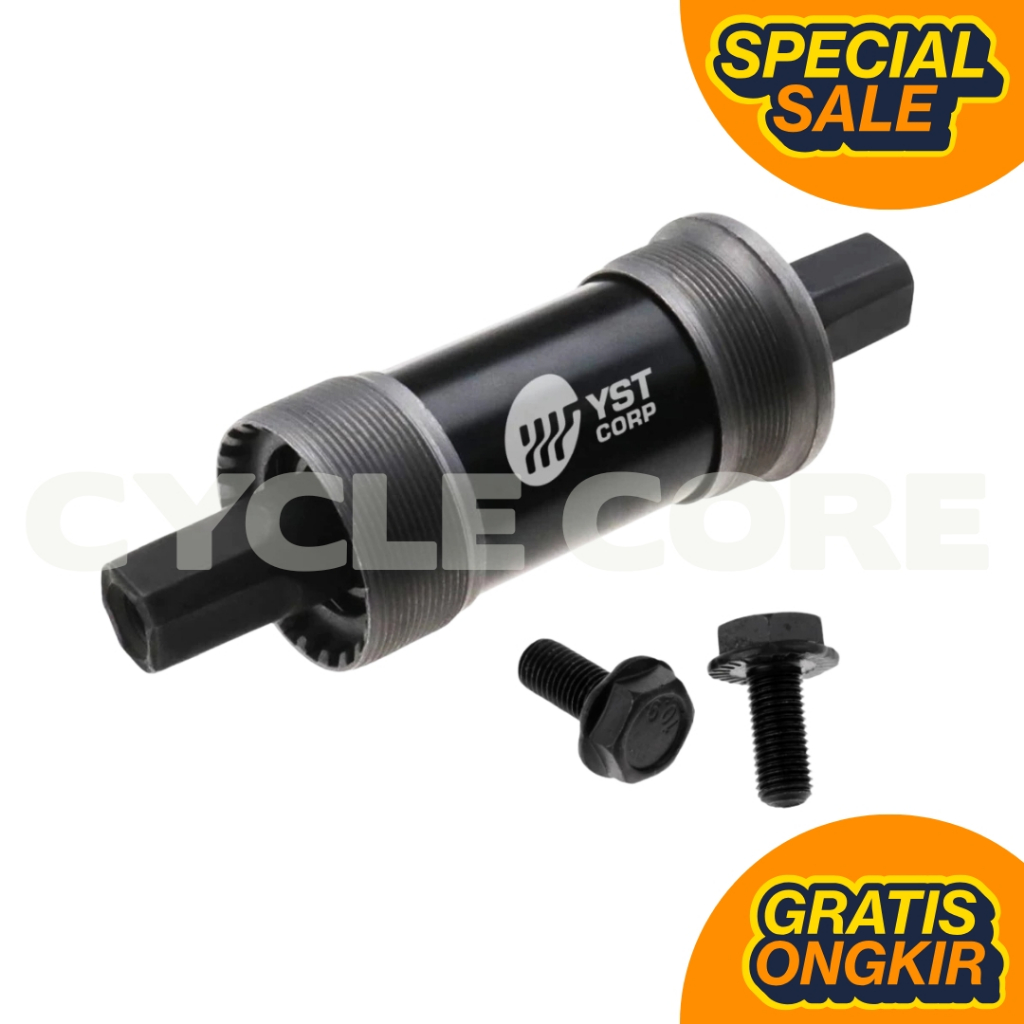 Bottom Bracket YST BB Bicycle Box Bearing Square Taper HT 1 Length 111 ...