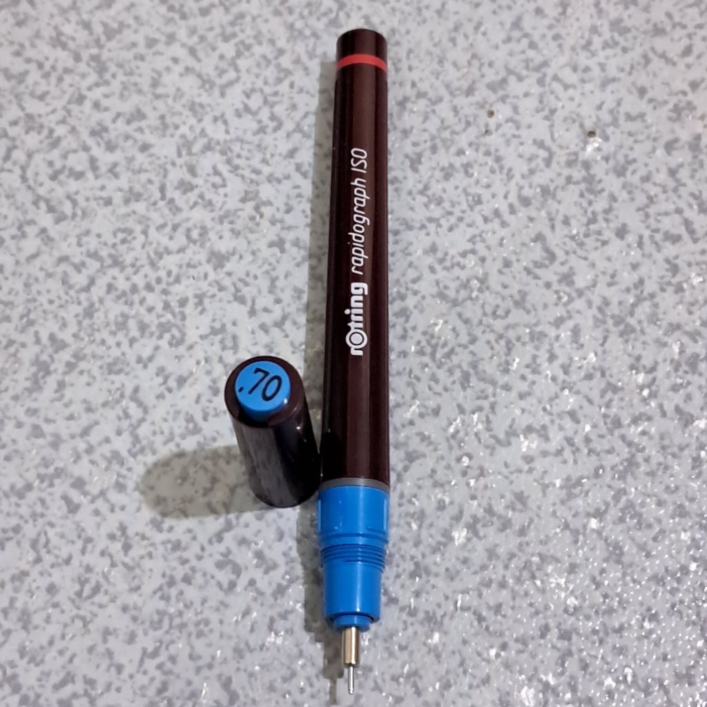 Rare rare Rotring Rapidograph ISO 0.7 rapido german technical drawing ...