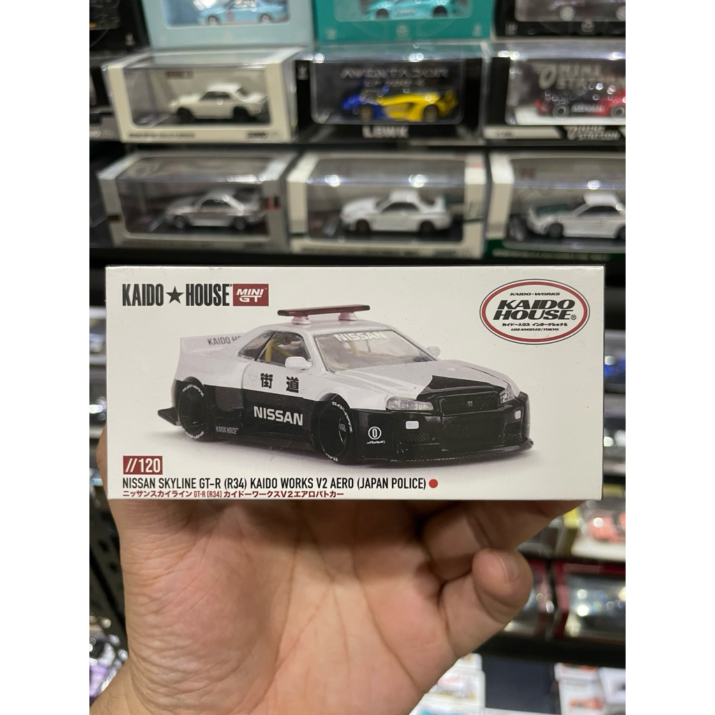Kaido House Mini GT Nissan Skyline GT-R R34 Kaido Works V2 Aero Japan ...