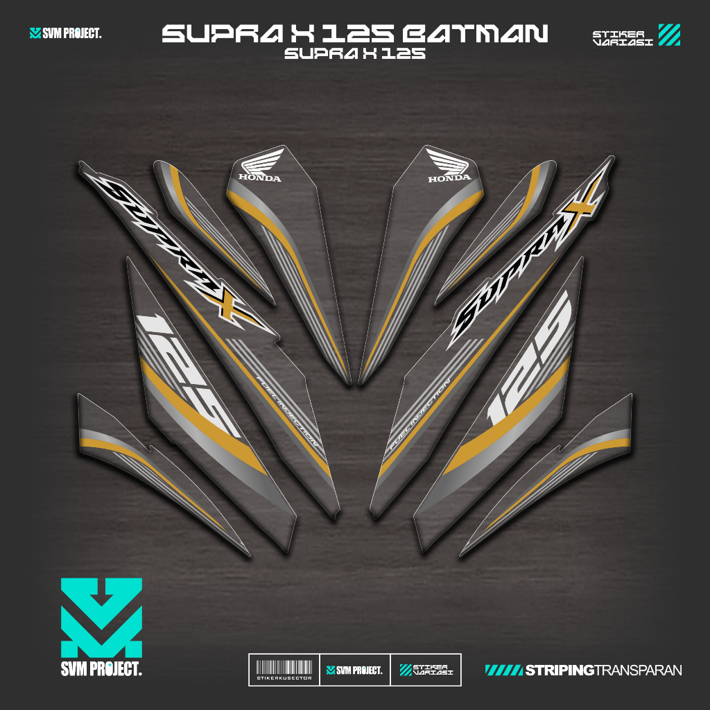 UV TRANSPARENT STRIPING SUPRA | Shopee Malaysia