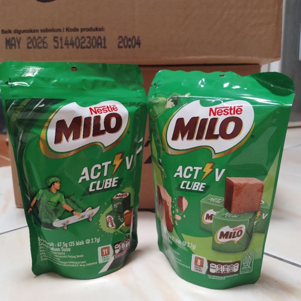 Nestle Milo Activ Cube 25 pcs (retail per pack) | Shopee Malaysia