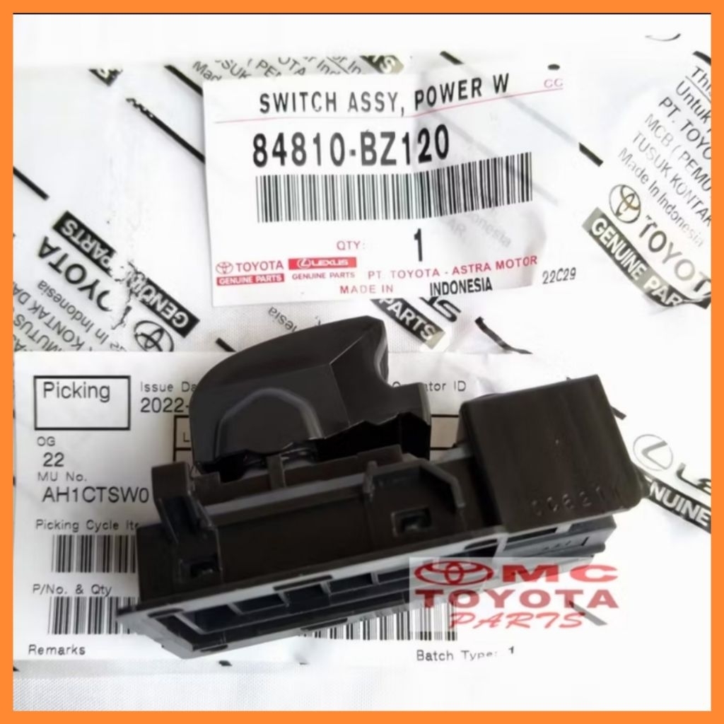 Original Windows Toyota Wigo Power Switch | Shopee Malaysia