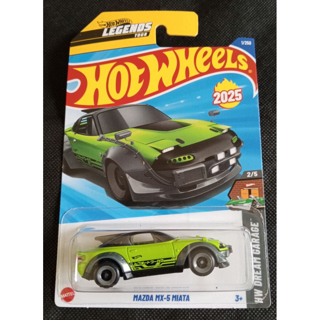 HIJAU HOT WHEELS MAZDA MX-5 MIATA LEGENDS TOUR GREEN 2025 | Shopee Malaysia