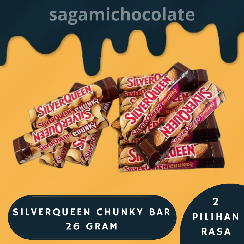 SILVER QUEEN CHUNKY BAR MINI 26 GR (1 PC) Chocolate | Shopee Malaysia