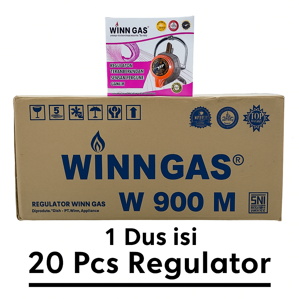 WINN GAS W REGULATOR 900 METERS 1 DUS / 1 CARDBOARD / 1 CARTON CONTAINS ...